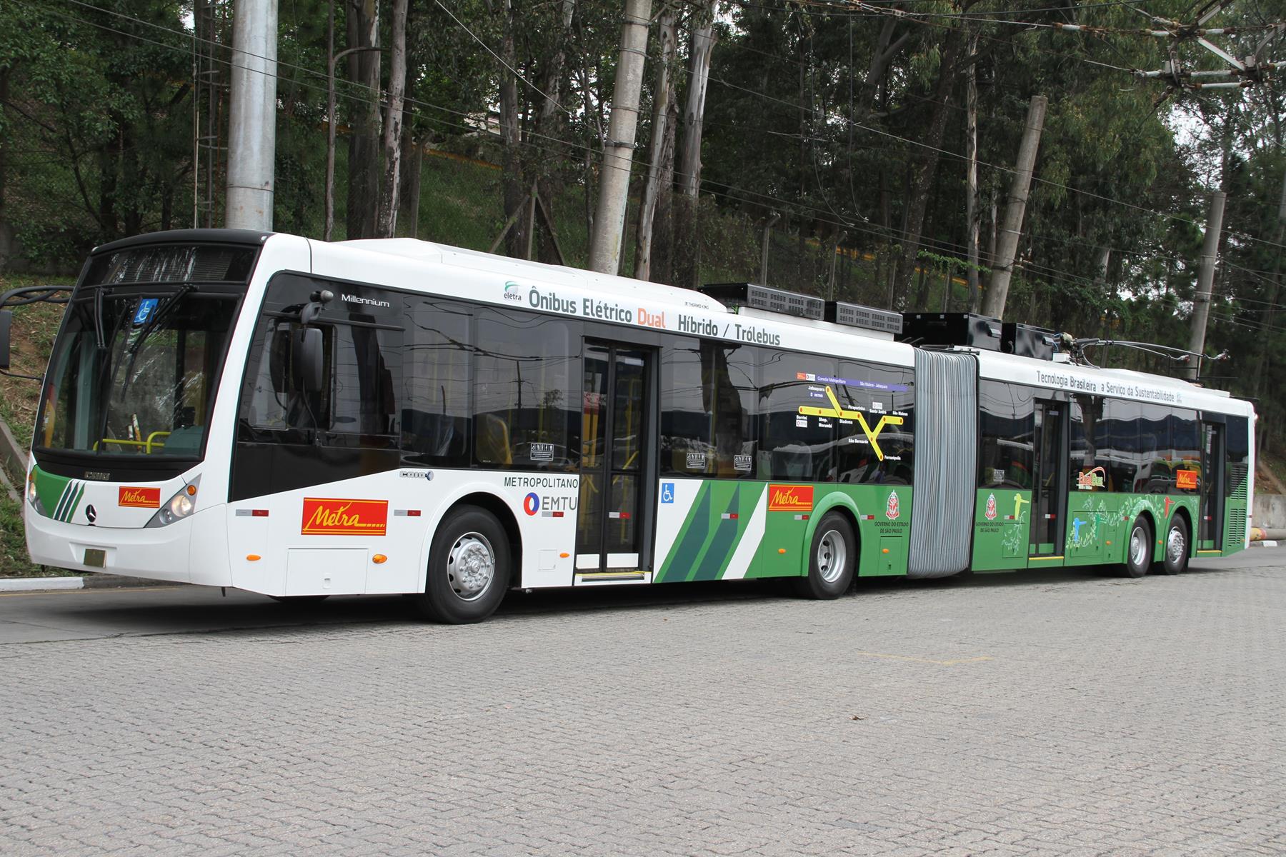 Here are the new 4-axle trolleybus for Sao Paolo - Sustainable Bus