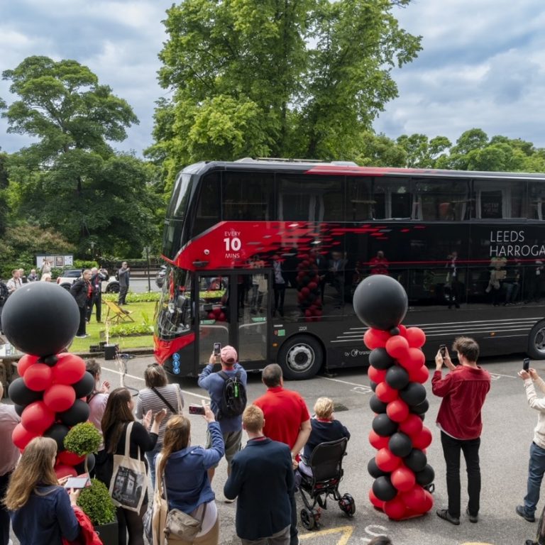 The first Alexander Dennis Enviro 400EV for Transdev Blazefield