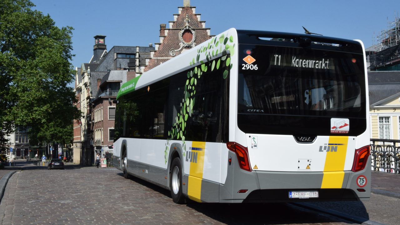 De Lijn rolls out its first VDL Citea new generation in Ghent (out of a 24-units order ...