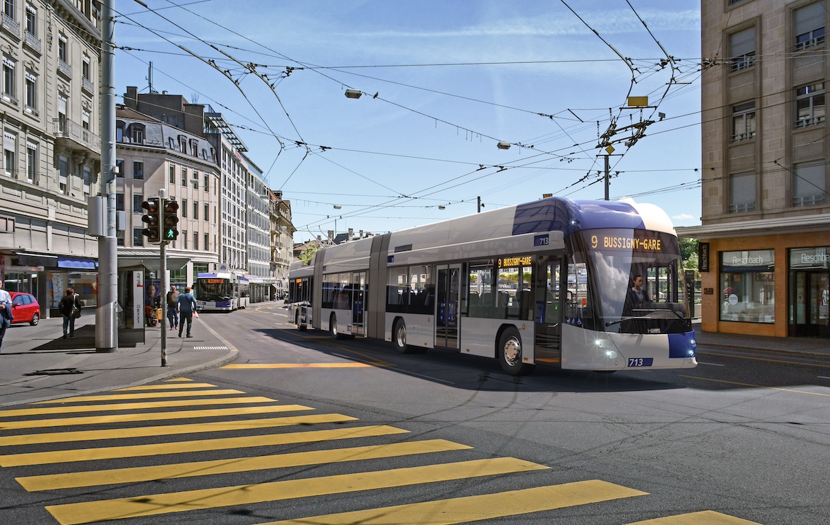 Over 100 Hess trolleybuses ordered in Switzerland between Lucerne and ...
