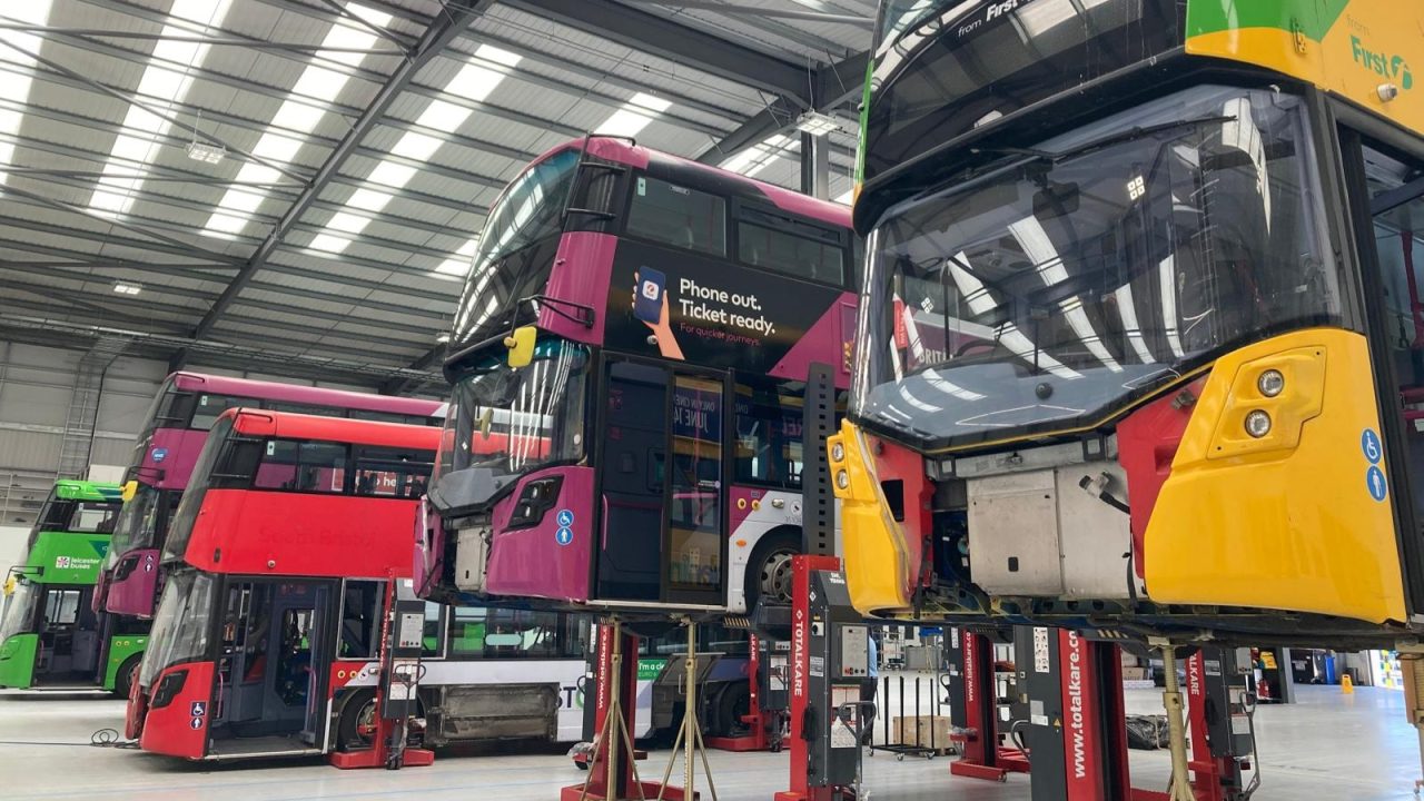 First Bus has placed an order for 32 repowered buses with Wrightbus' NewPower