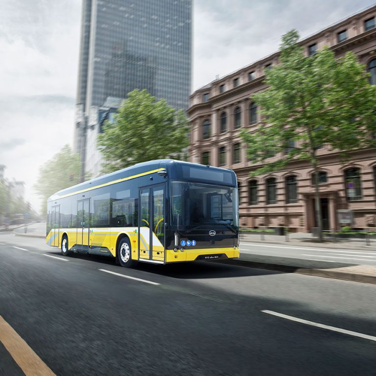 BYD is showcasing its B12 eBus with Blade Battery Chassis at InnoTrans 2024