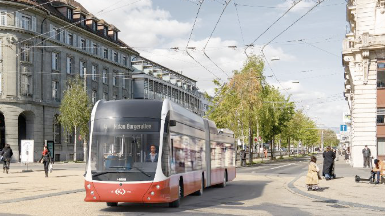 Hess will deliver 18 trolley buses to Biel, Switzerland