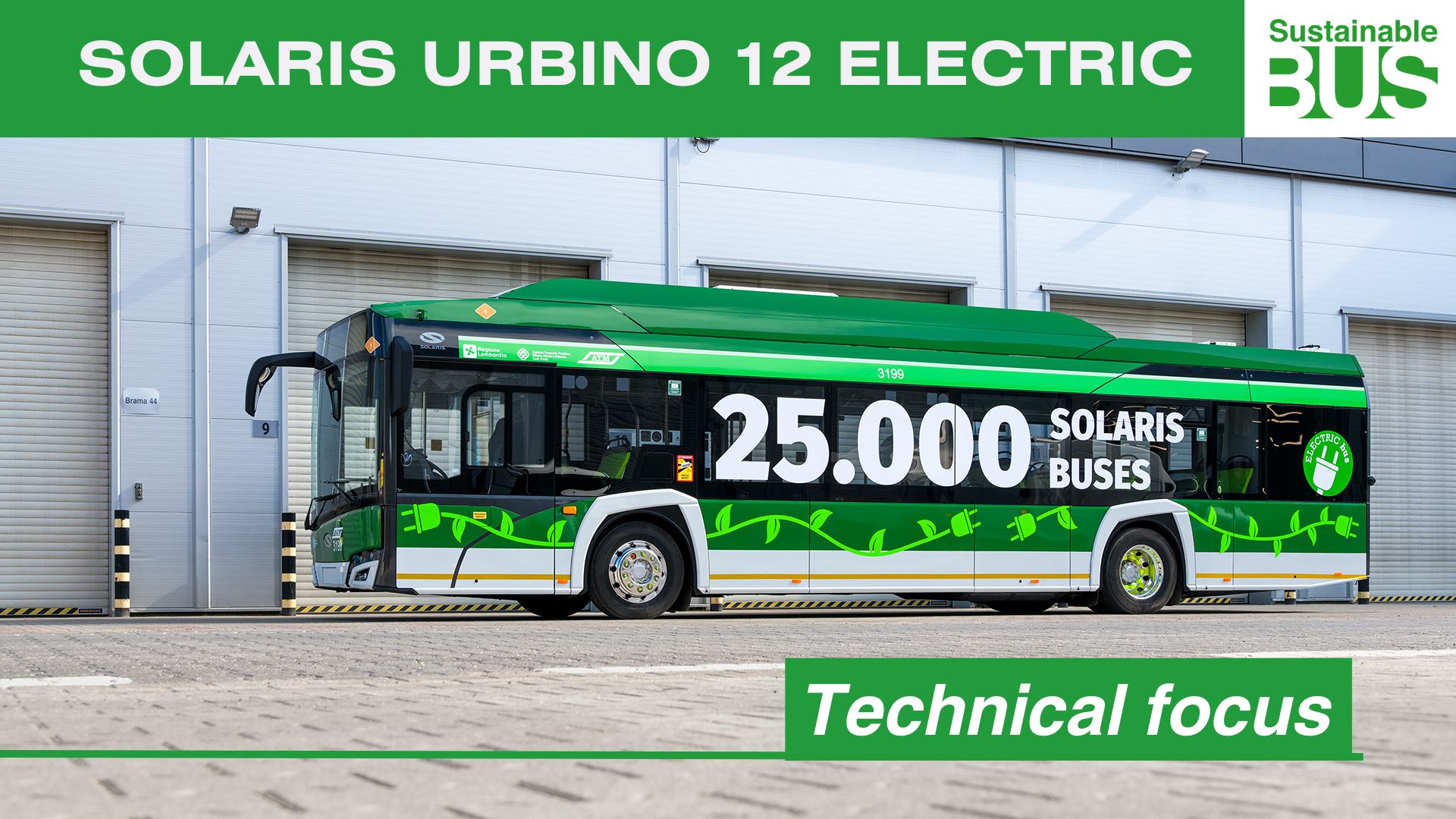 Solaris Urbino 12 Electric: the ID card of the European most successful electric bus model