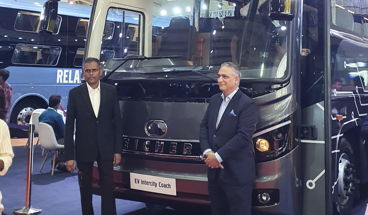 India, Volvo - Eicher joint-venture VECV at PRAWAAS 4.0 with 3 vehicles ...