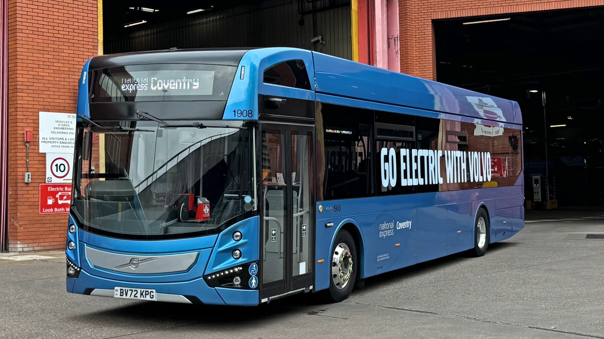 UK, National Express is trialling a Volvo BZL Electric in Coventry ...