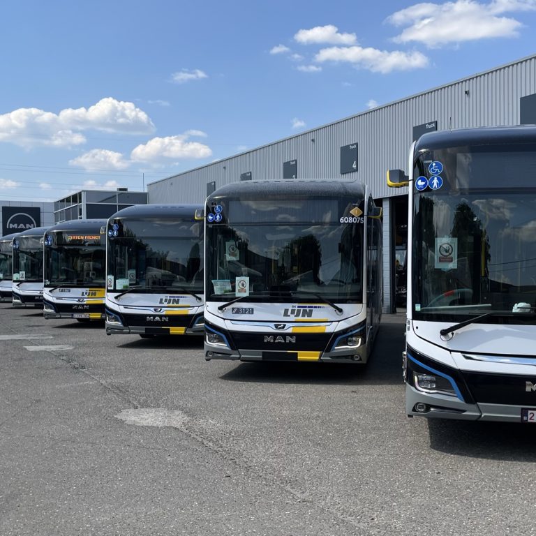 MAN received an order for 181 electric buses in Belgium, by Hansea