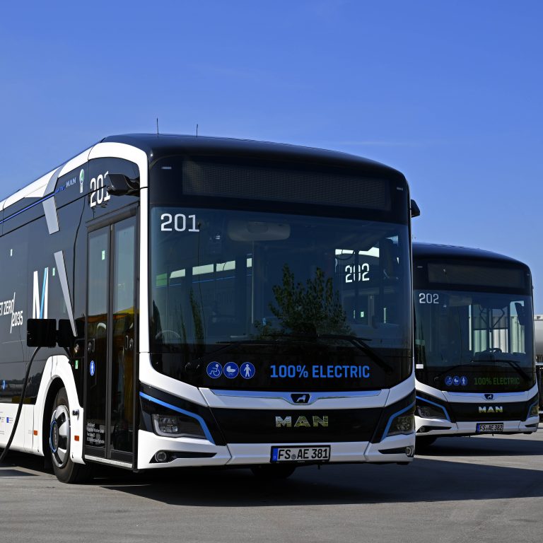 A fleet of MAN Lion's City E electric buses headed to operations in ...