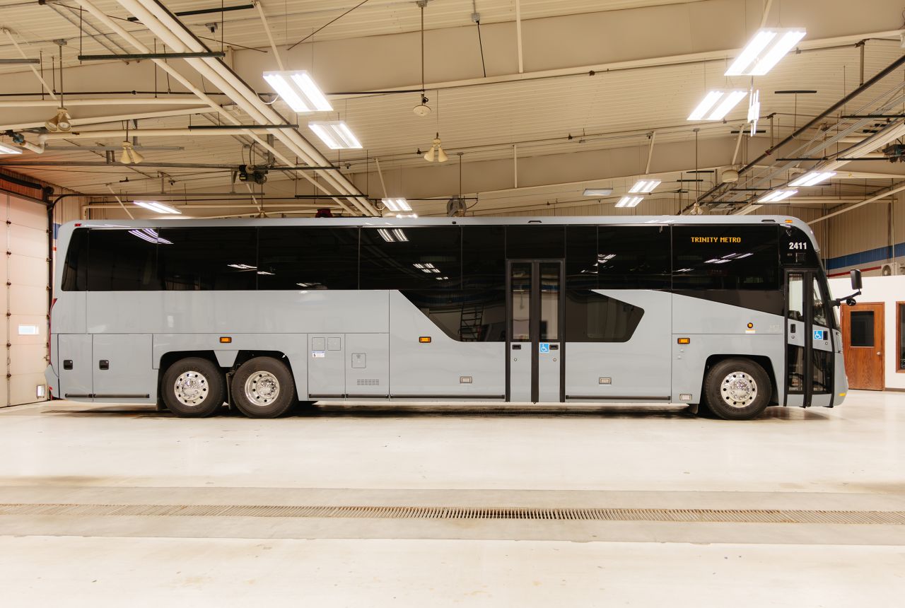 MCI electric coaches are being produced in North Dakota. First unit ...