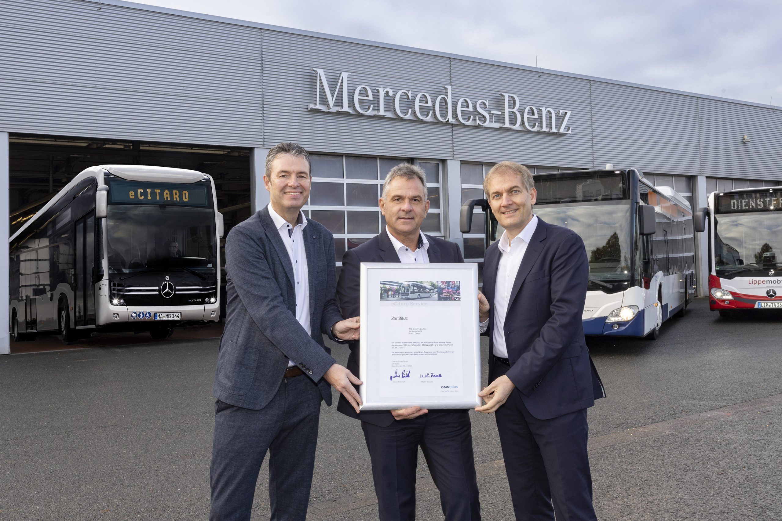 Daimler Buses' Omniplus opens in North Rhine-Westphalia its 100th eBus ...