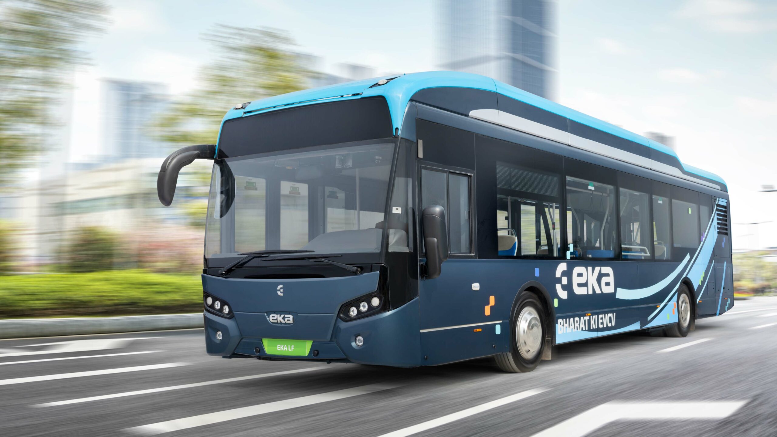 EKA at Bharat Mobility Global Expo 2025 with lineup of electric buses ...