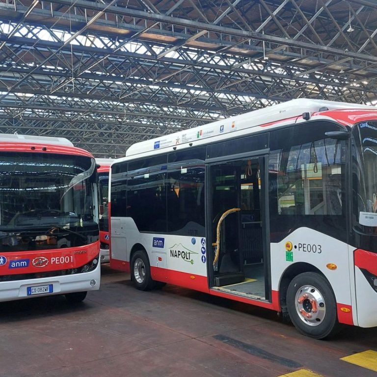 20 Higer Azure electric minibuses delivered in Naples, through Italian ...