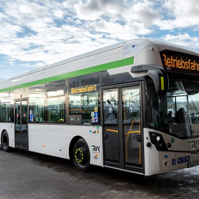 Wrightbus fuel cell buses are ready for deployment in Cologne, within a ...