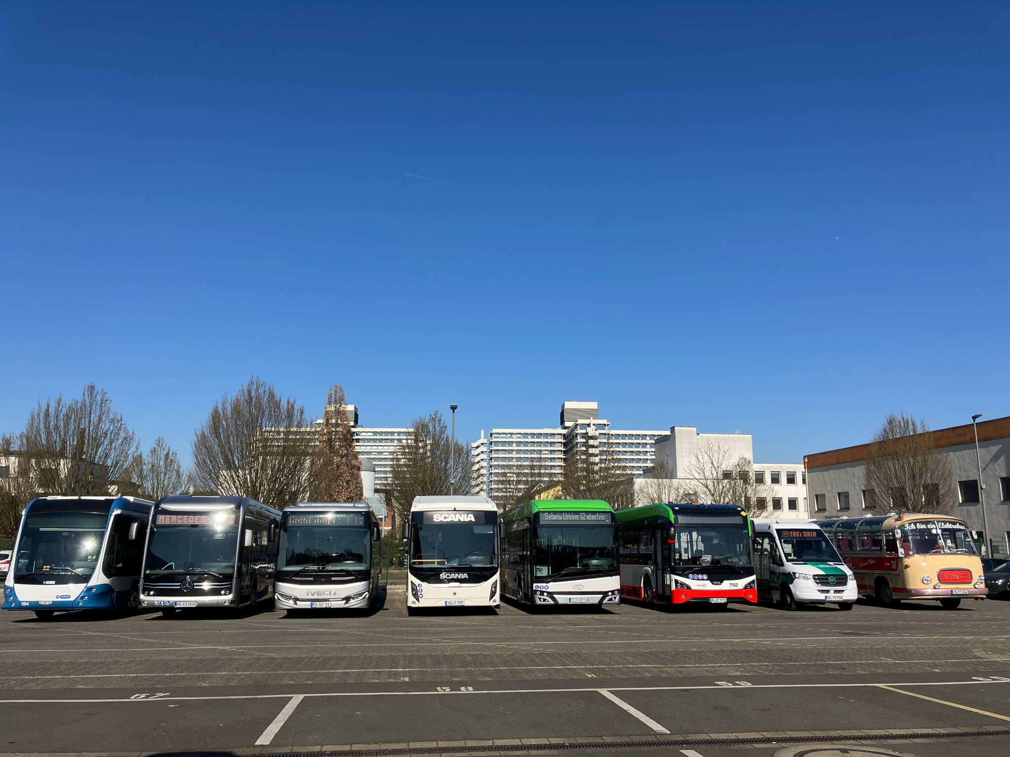 Iveco, Scania-Higer, Solaris and VDL in competition at Ebus Test 2025
