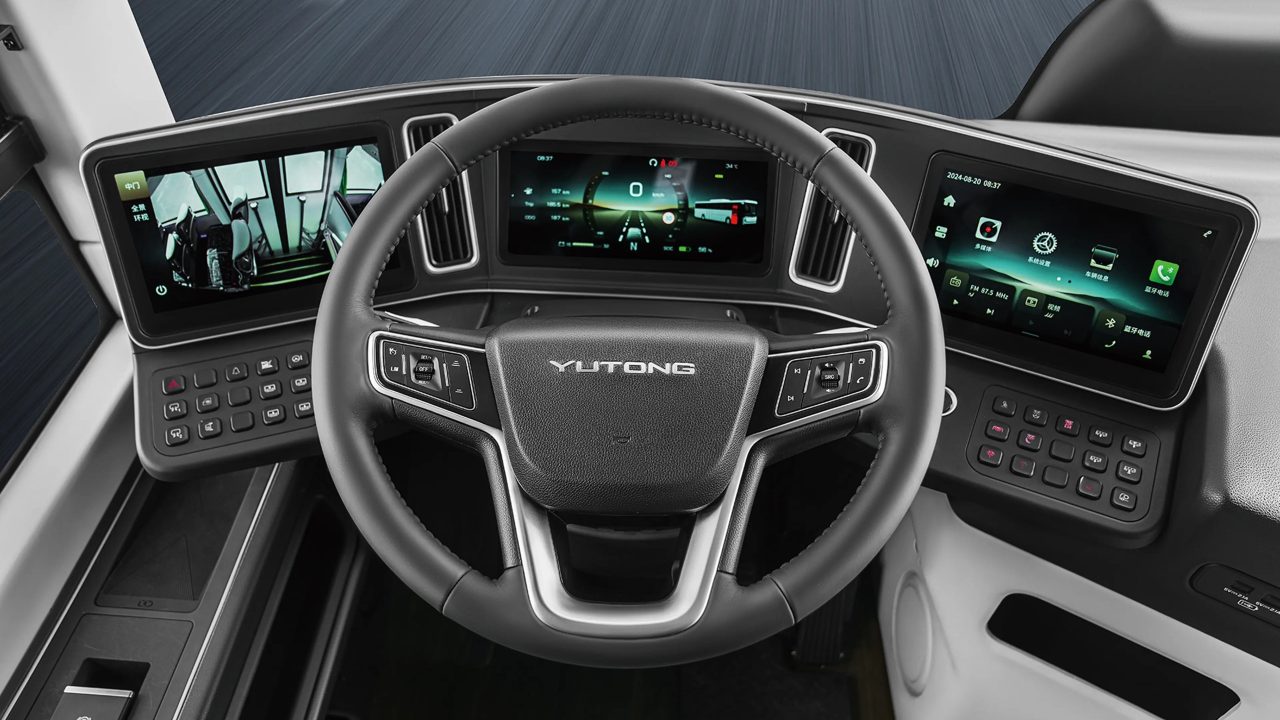 Yutong IC12E intercity e-bus on the launching pad: 12m, 59 passengers ...