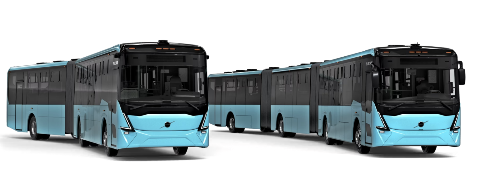 Volvo launches articulated (and bi-articulated) 7800 e-bus for Mexican ...