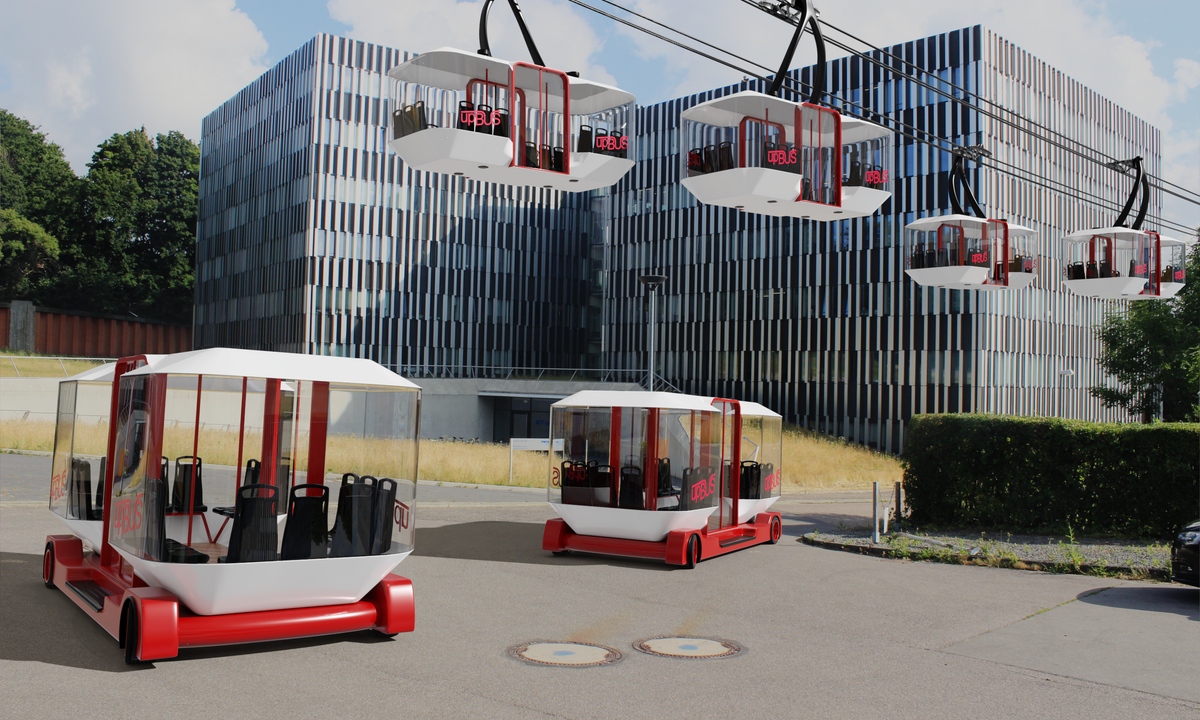 upBUS project in Aachen merges autonomous E-bus with ropeway ...