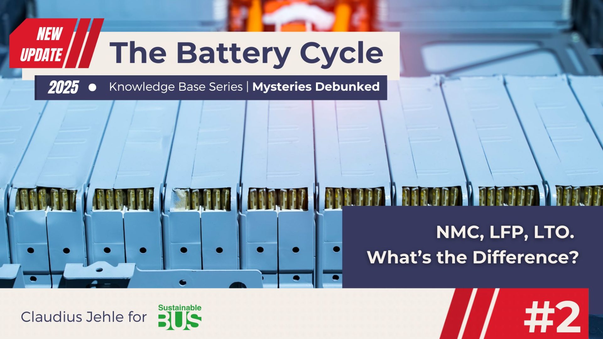 NMC, LFP, LTO. What’s the Difference? [The Battery Cycle #2]