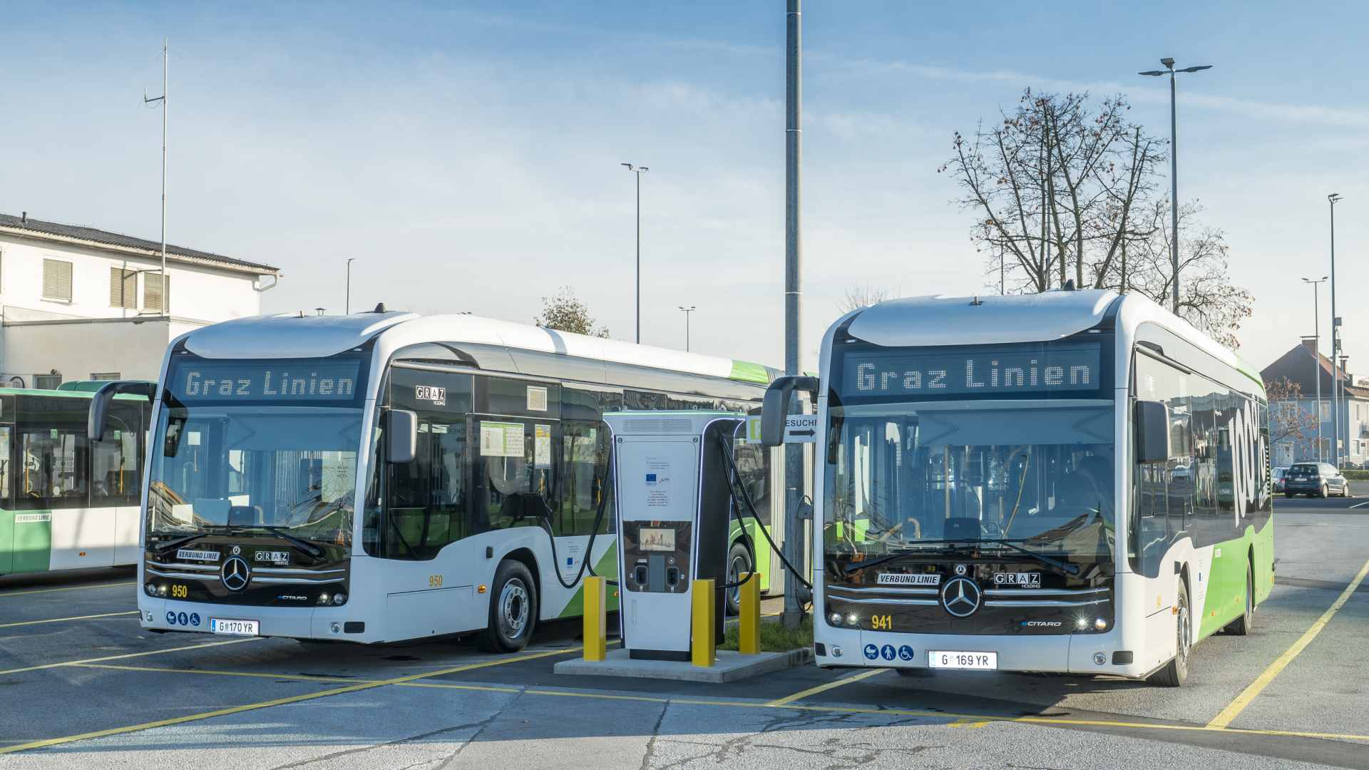 Graz in Austria introduces four electric buses Mercedes eCitaro in ...