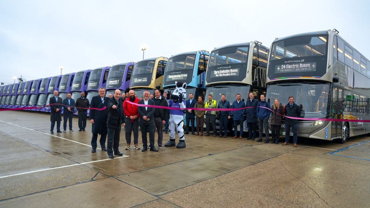 Reading Buses launches first electric double-deck fleet with ...