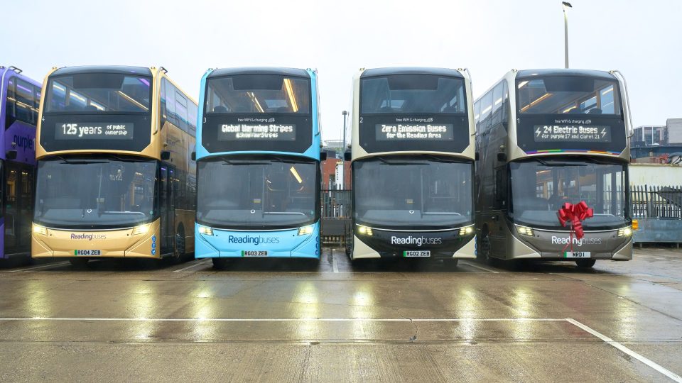 Reading Buses launches first electric double-deck fleet with ...