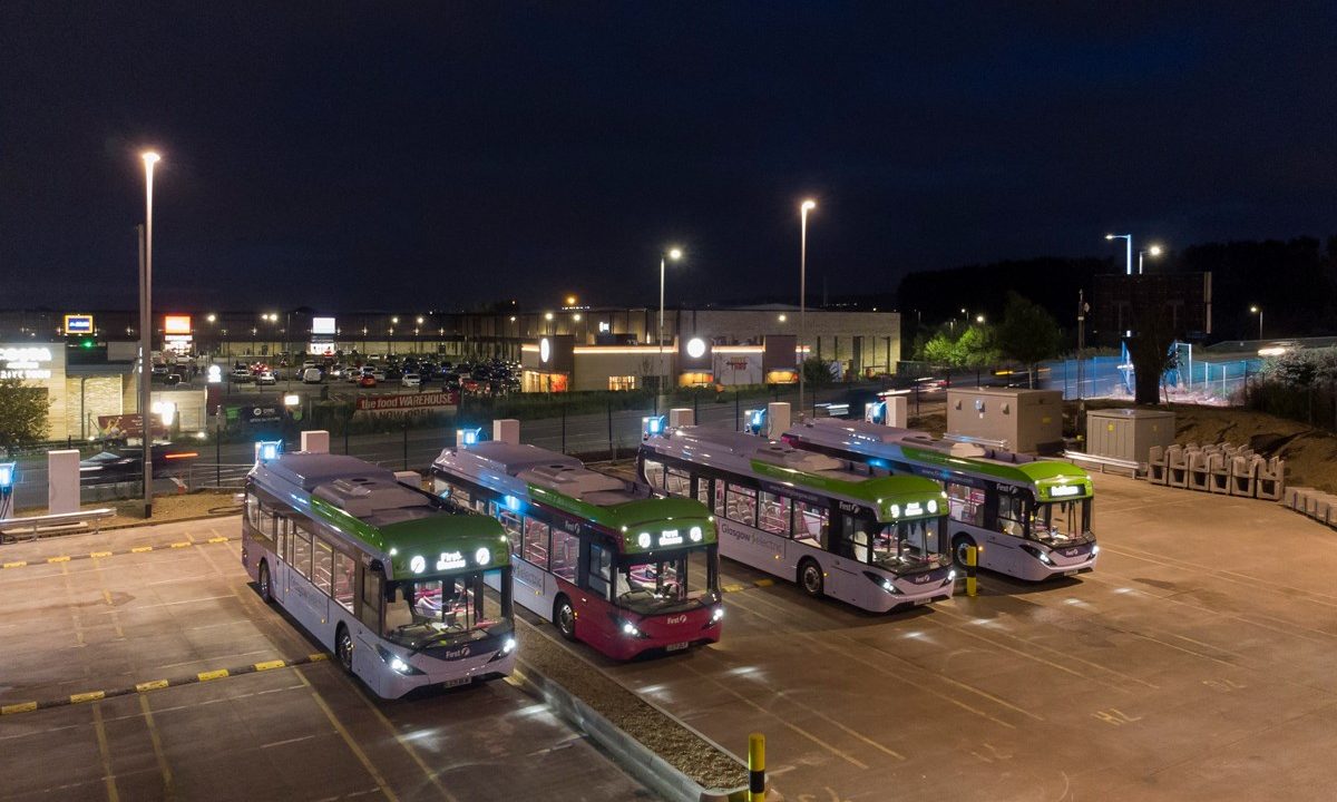 First Bus launches UK trial using electric bus depots to support the ...